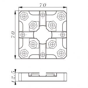 System 3R Pallet 3R-601.7E-P Macro Compatible 70mm