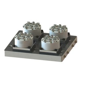 Mandril neumático CNC 3 en 4 compatible con System 1R