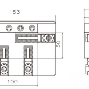 System 3r Compatible Fixture for Tiny Components 50x100mm