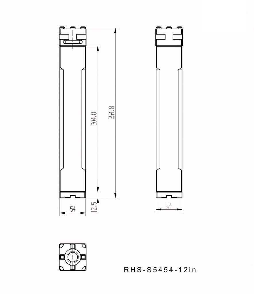 System 3R Compatible Macro Chuck 12 Inch Extension