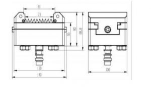 Mini Precision Self Centering Vise on Compatible Erowa plate