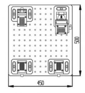 RHS- Flexible pins inspection fixture (manual)