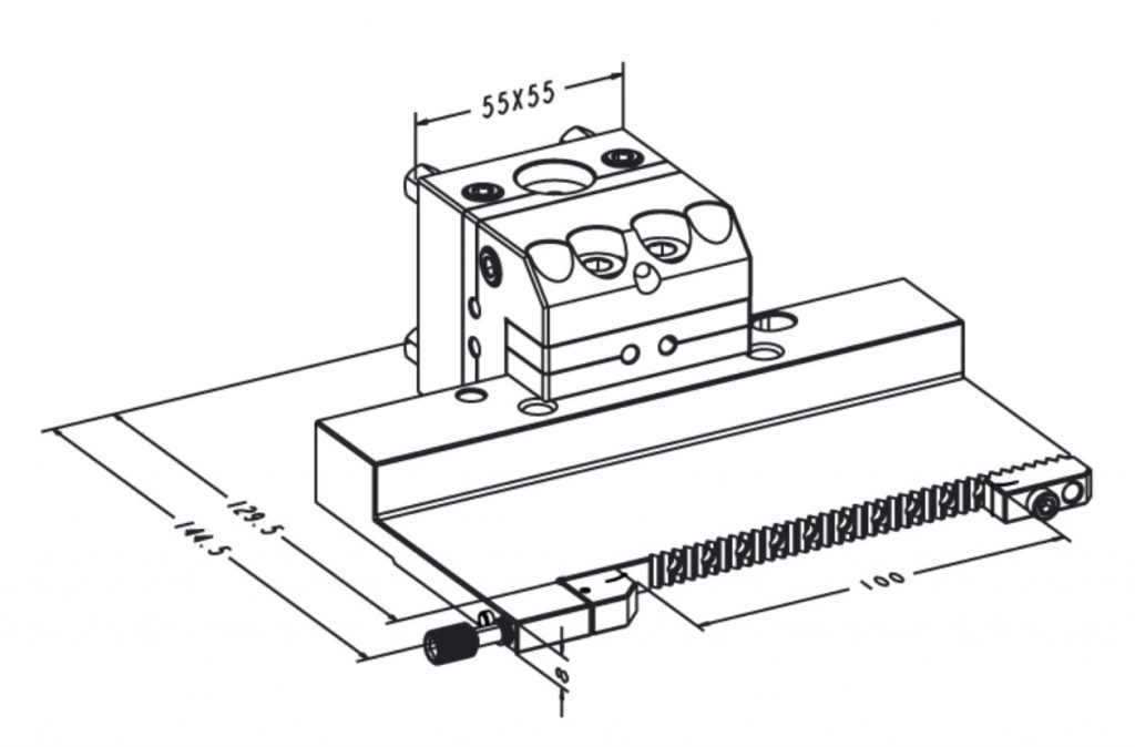 RHS Precision Steel Wire-Cutting Flat Vise