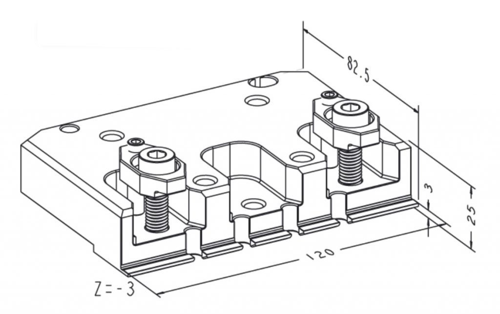 RHS Wire Cut EDM Vice Pallet Set