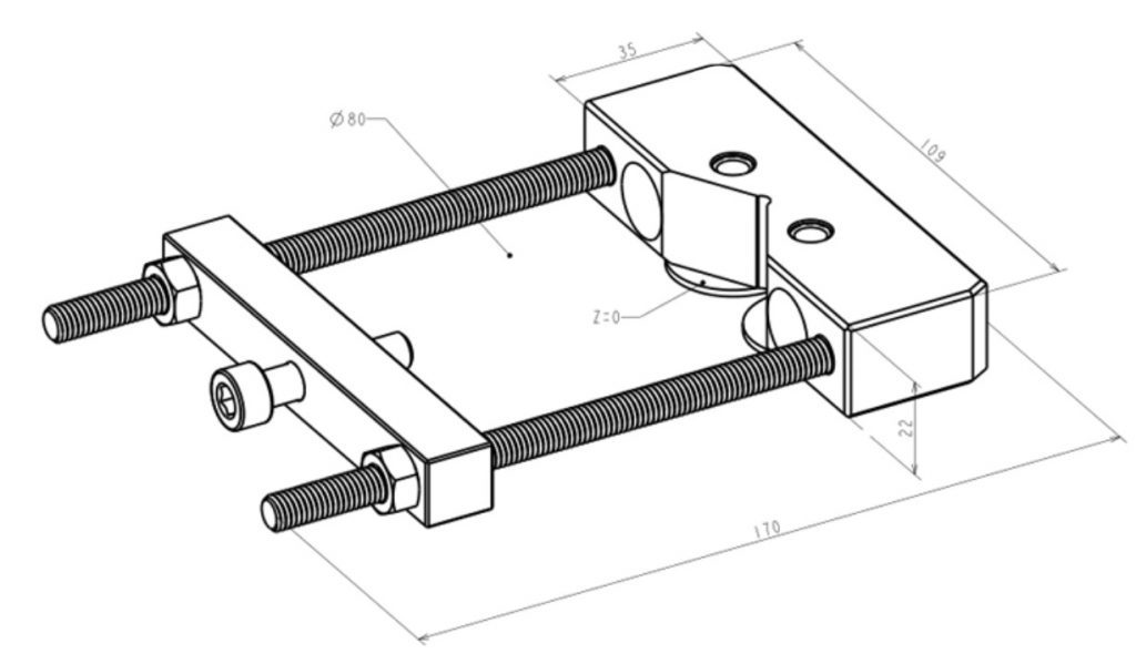 RHS Precision Steel Prism Holder for Cylindrical Workpiece Machining